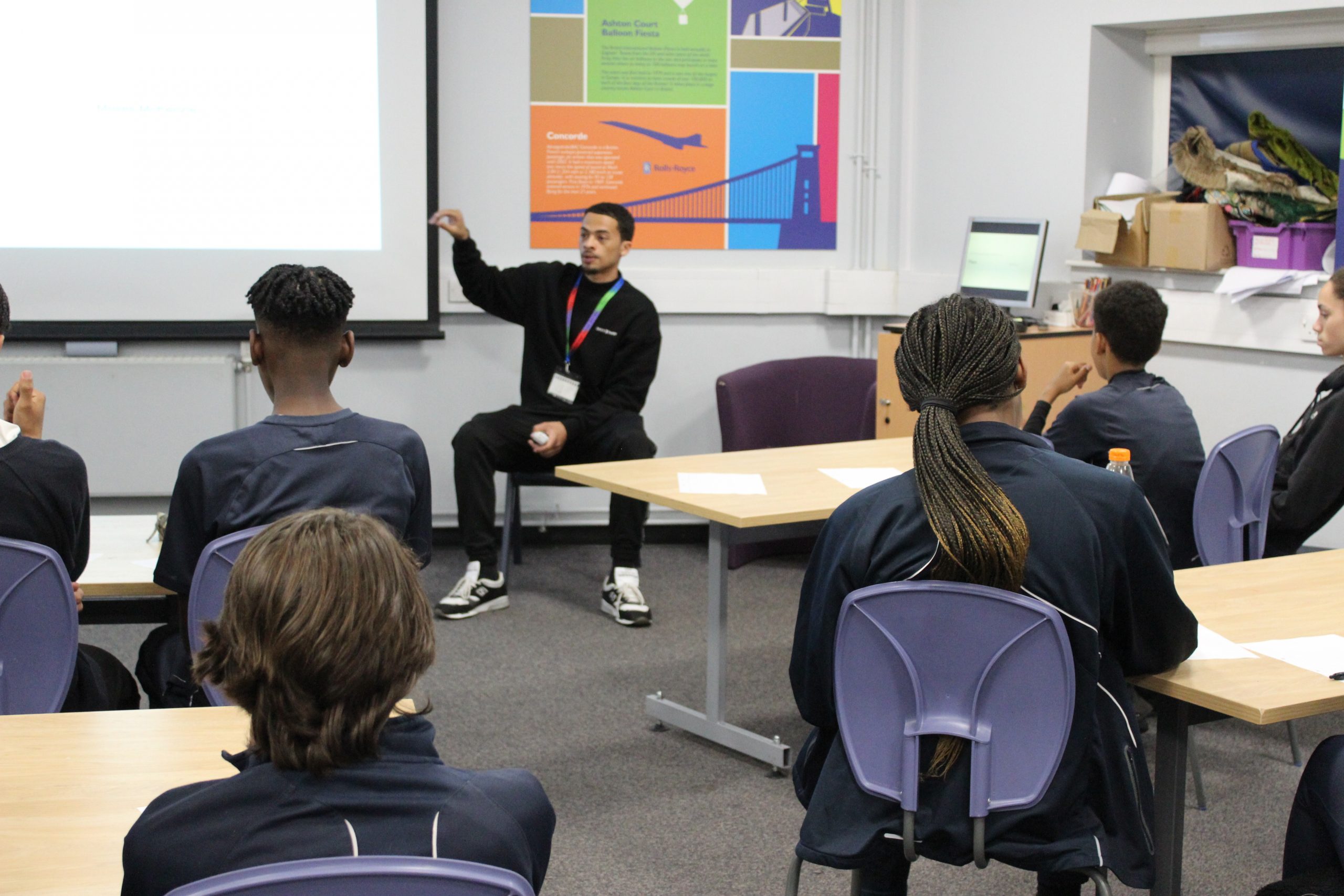 Visit from author Moses McKenzie - Fairfield High School