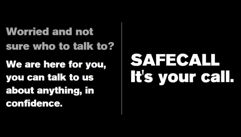 Introducing SafeCall, a national, free, and confidential service funded ...