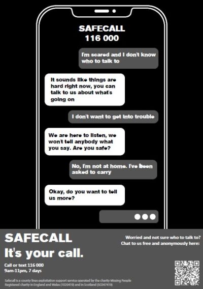 Introducing SafeCall, a national, free, and confidential service funded ...
