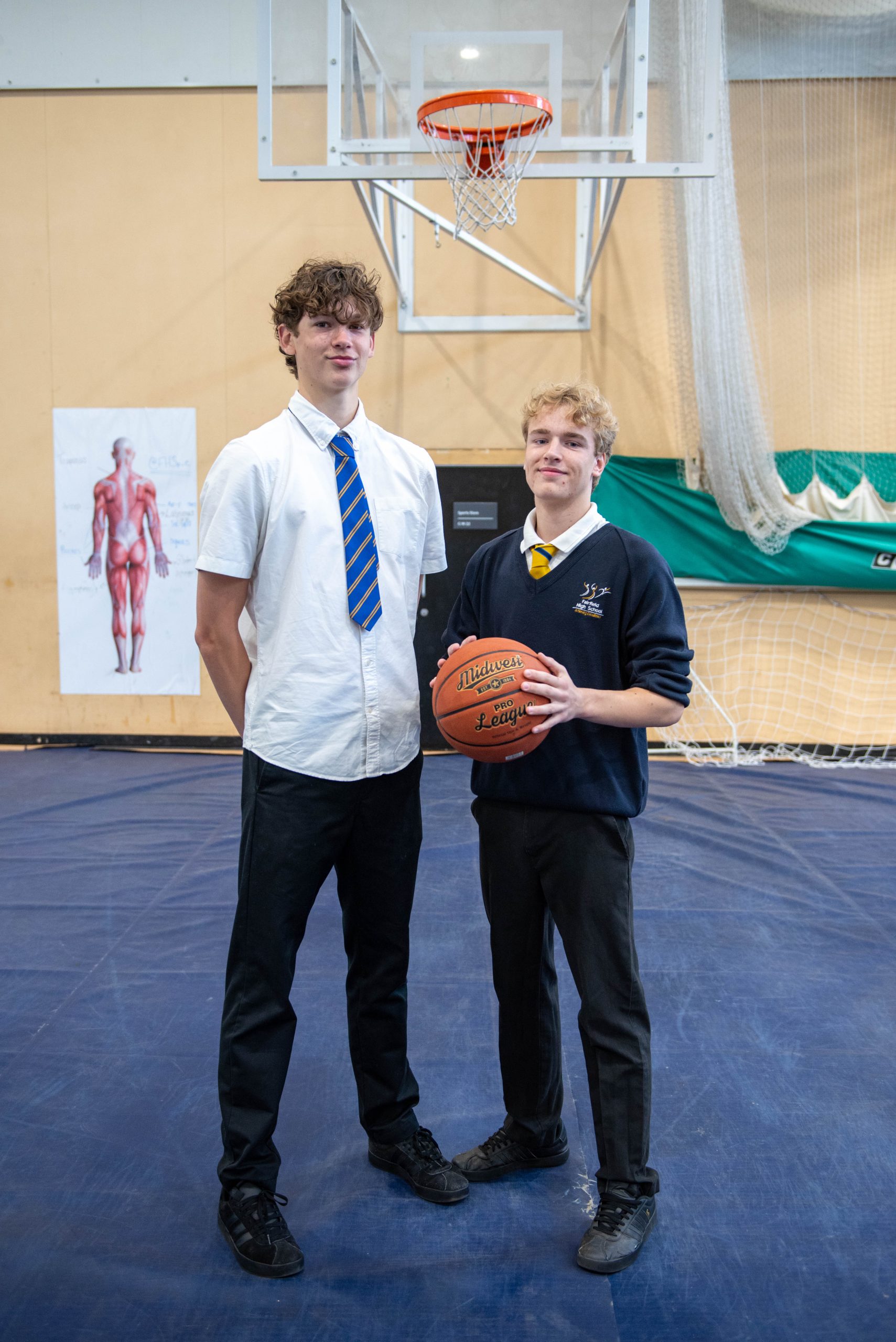 Bristol Flyers Basketball success for Moss & Freddy - Fairfield High School